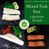 Cod, Salmon, & Hake Fish Box - 12 portions - Seafresh - The Online ...
